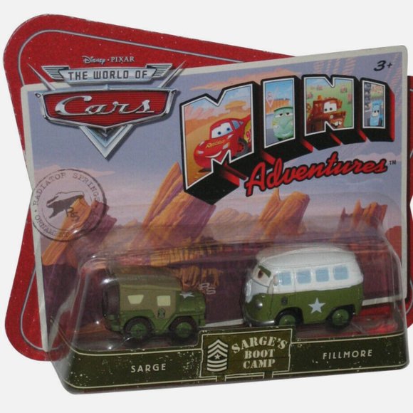 Mattel | Toys | Disney Cars Mini Adventures Sarges Boot Camp Sarge ...